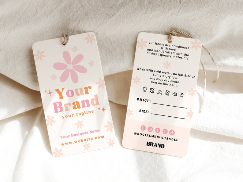Editable Price Tag Template, Product Tags, Minimalist Product Tag ...