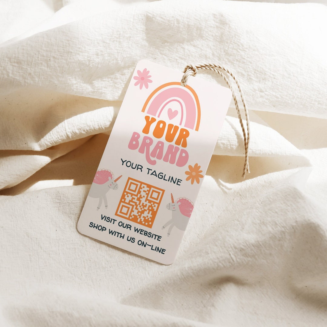 Price Tag Template Minimalist Product Tag Boutique Tag Canva Template ...