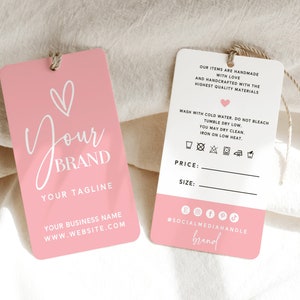 Editable Price Tag Template, Product Tags, Minimalist Product Tag ...