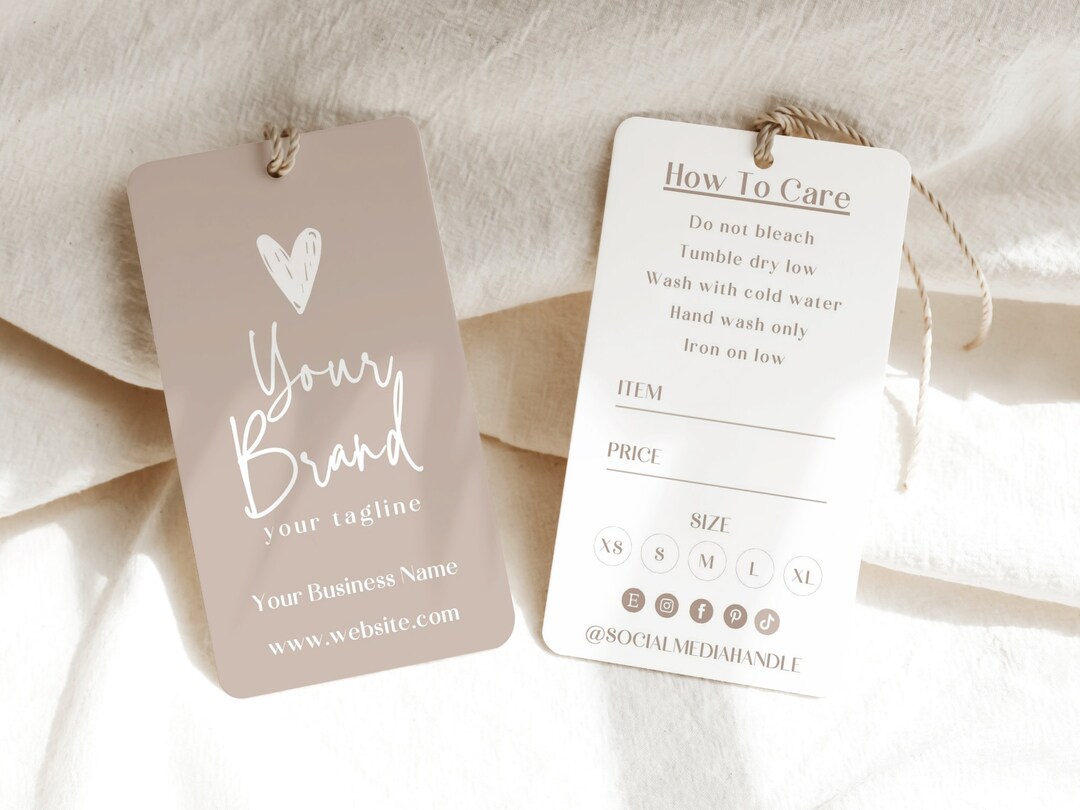 Editable Price Tag Template, Product Tags, Minimalist Product Tag ...