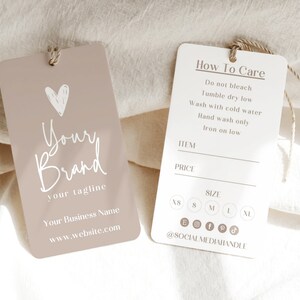 Editable Price Tag Template, Product Tags, Minimalist Product Tag ...