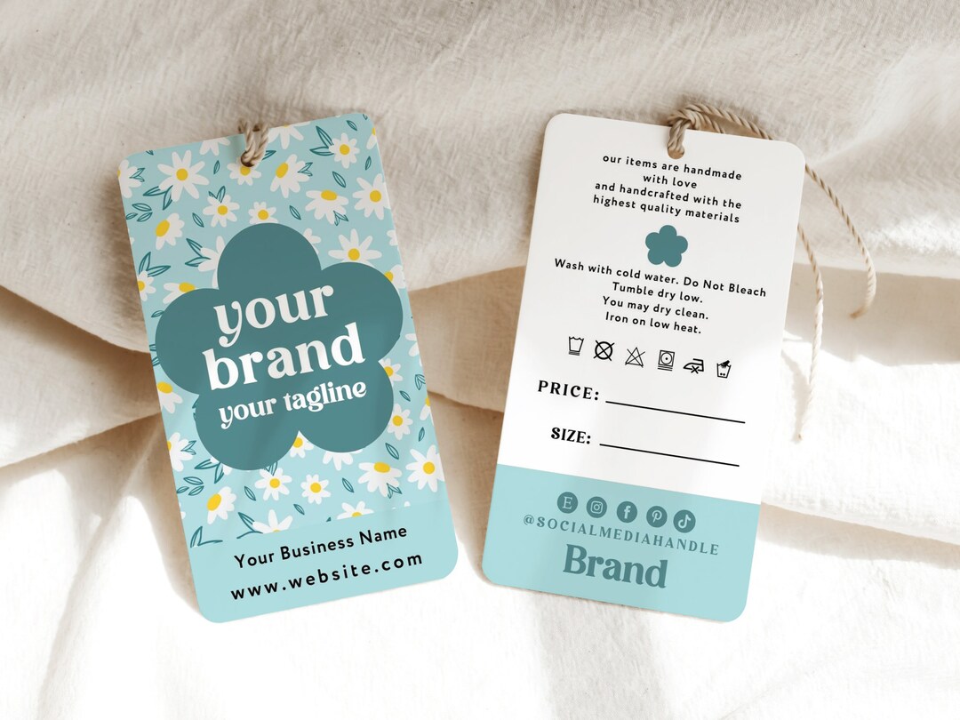 Editable Price Tag Template, Product Tags, Minimalist Product Tag ...