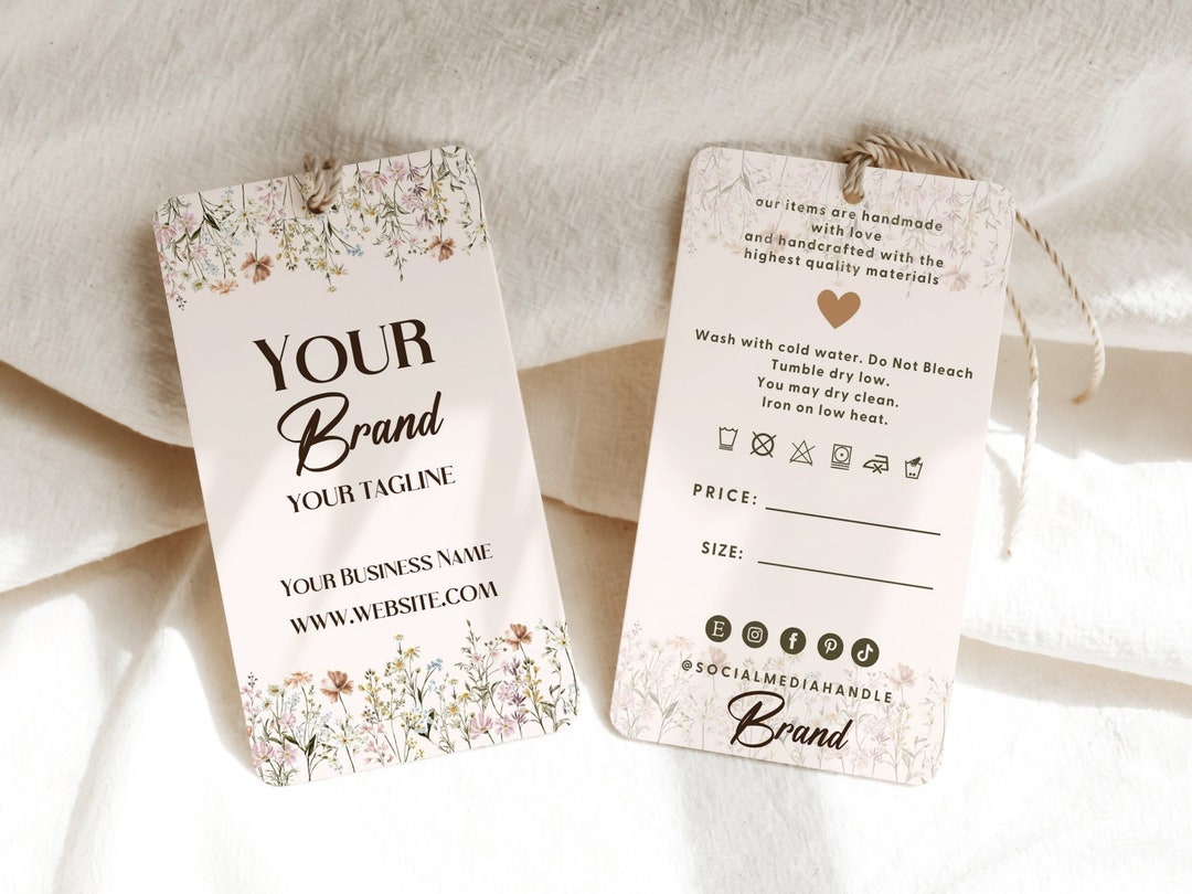 Editable Price Tag Template, Product Tags, Minimalist Product Tag ...