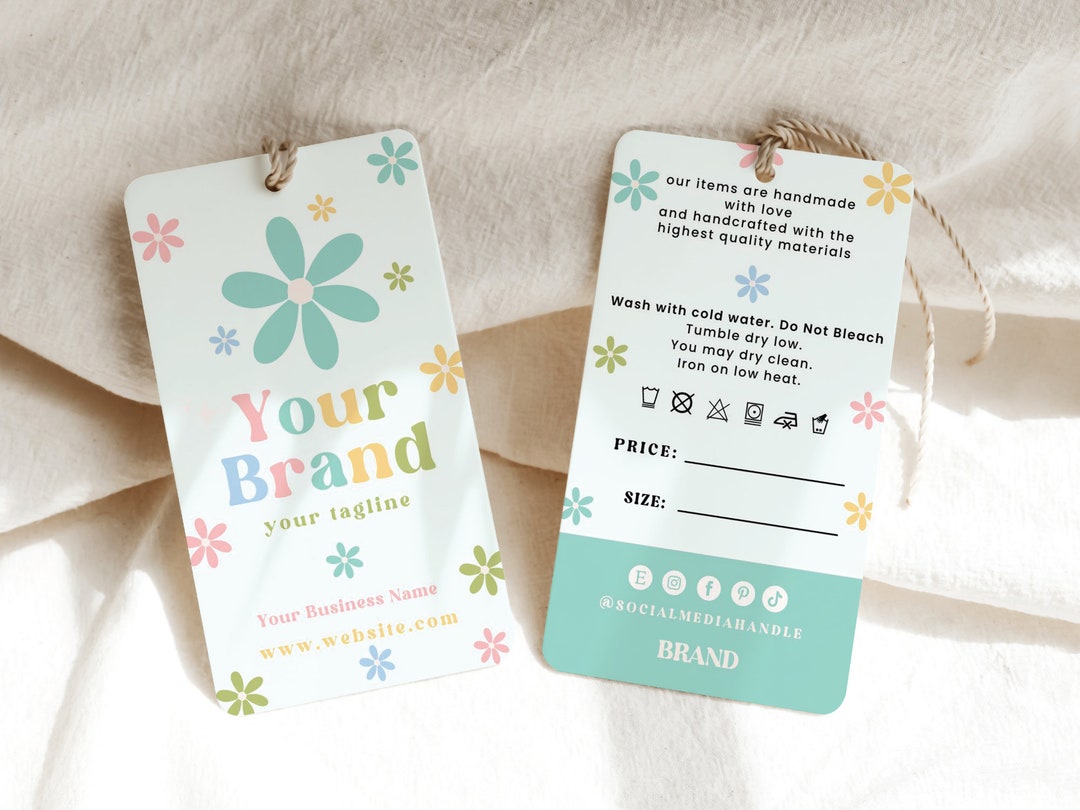 Editable Price Tag Template, Product Tags, Minimalist Product Tag ...