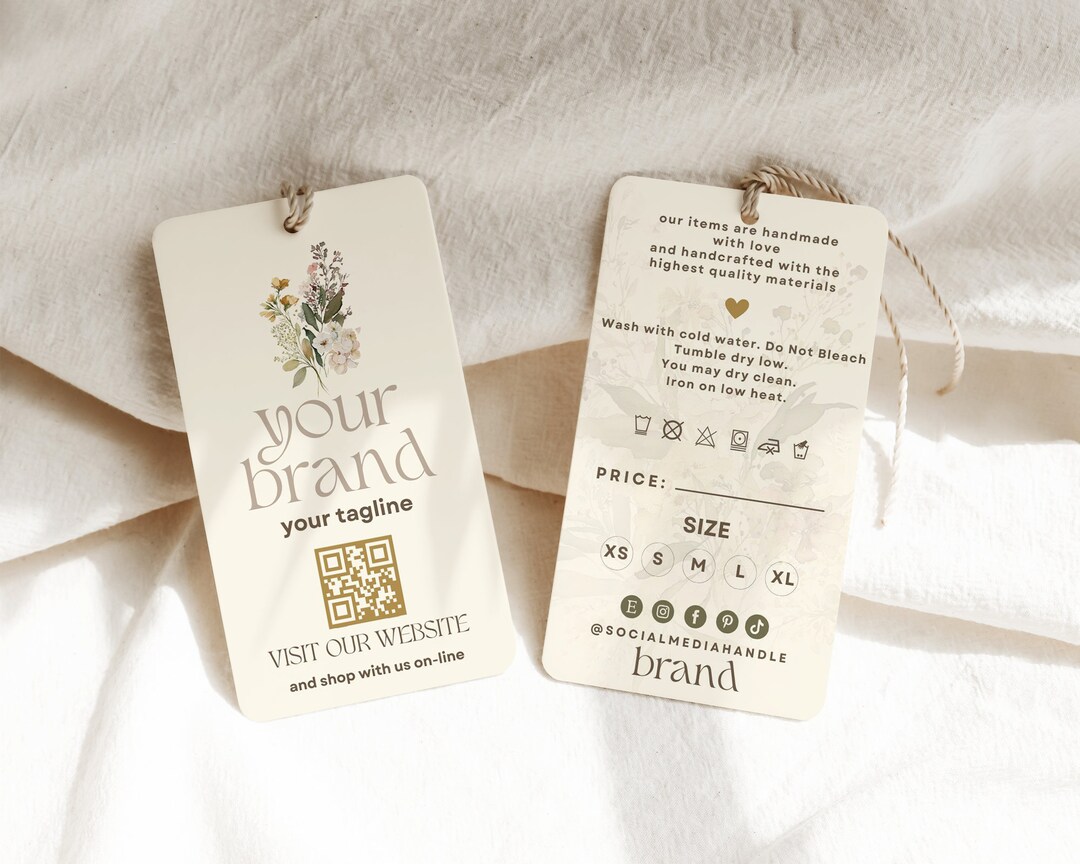 Editable Price Tag Template, Product Tags, Minimalist Product Tag ...