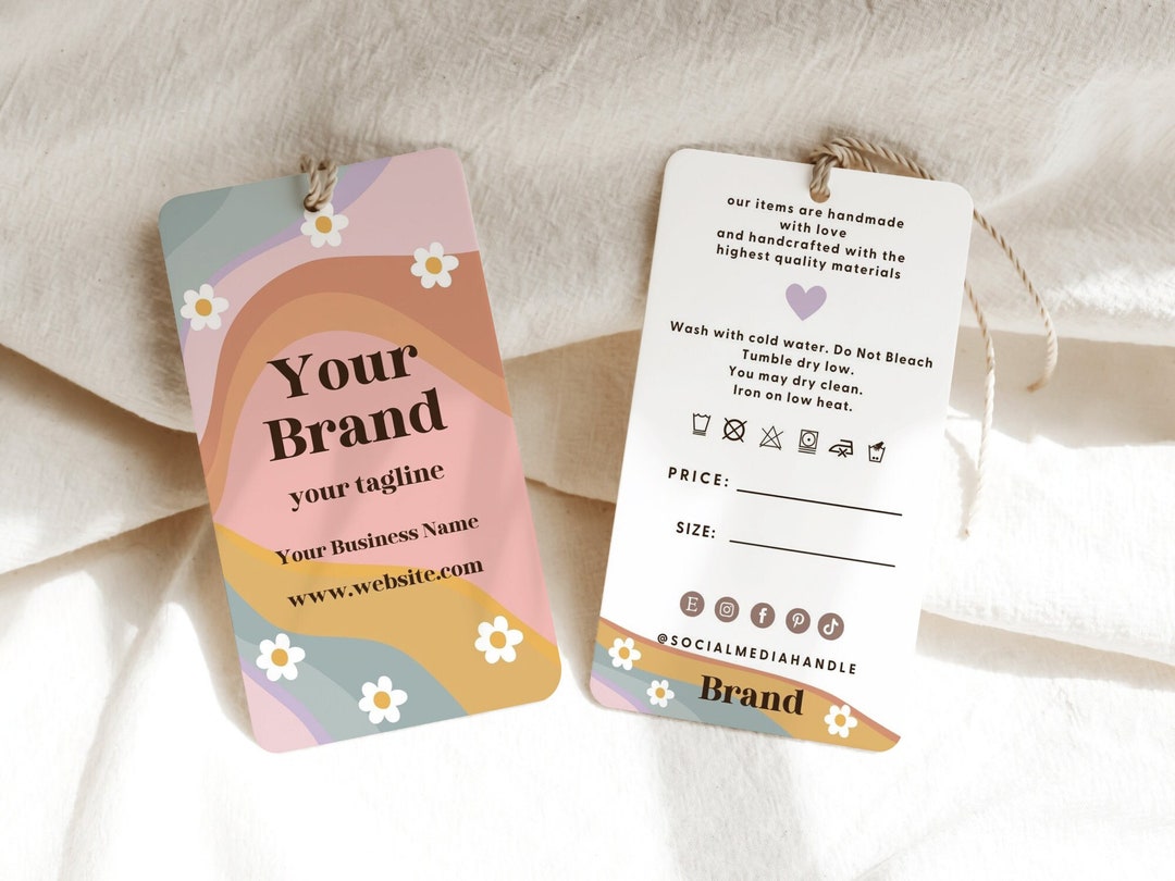 Editable Price Tag Template, Product Tags, Minimalist Product Tag ...