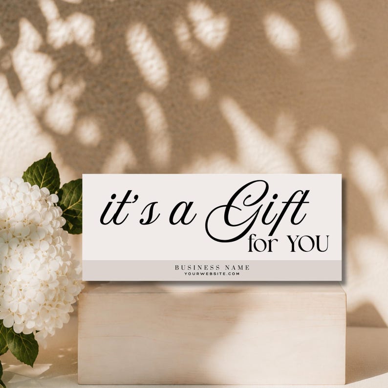 Beauty Spa Gift Certificate Canva Template, Editable Salon Gift Voucher ...