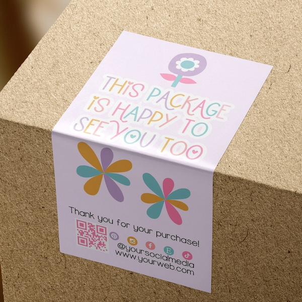 Box Seal Sticker - Etsy