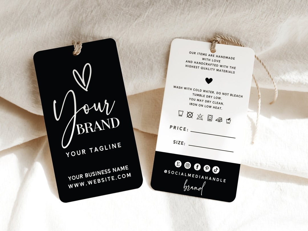 Editable Price Tag Template, Product Tags, Minimalist Product Tag ...