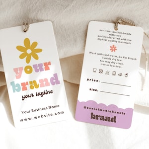 Editable Price Tag Template, Product Tags, Minimalist Product Tag ...