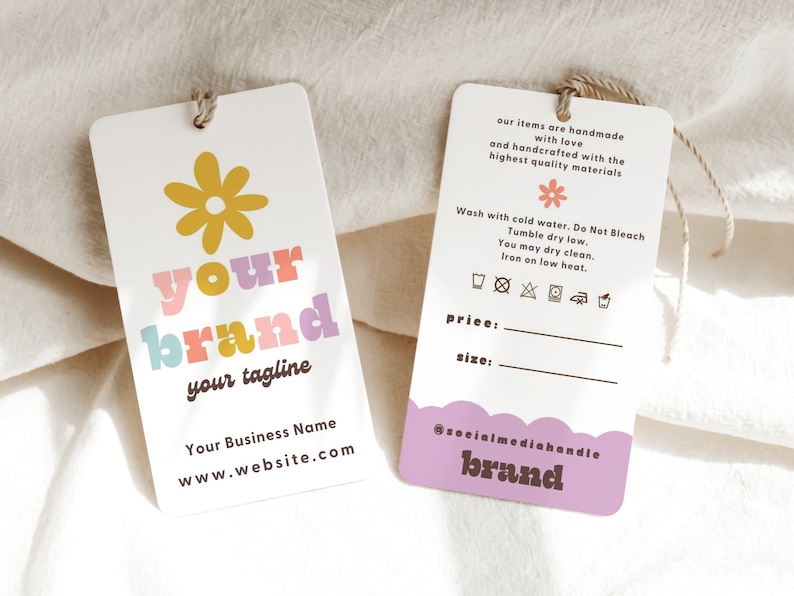 Editable Price Tag Template, Product Tags, Minimalist Product Tag ...