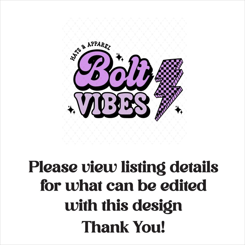 Retro Lightening Bolt Logo Design Template Canva, Editable Trucker Hat ...