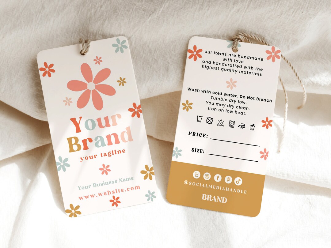 Editable Price Tag Template, Product Tags, Minimalist Product Tag ...