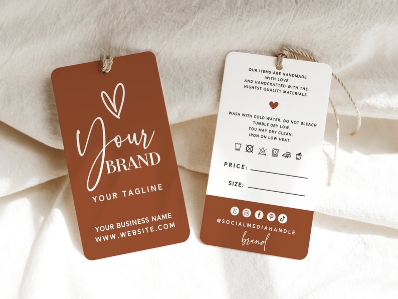 Editable Price Tag Template, Product Tags, Minimalist Product Tag ...