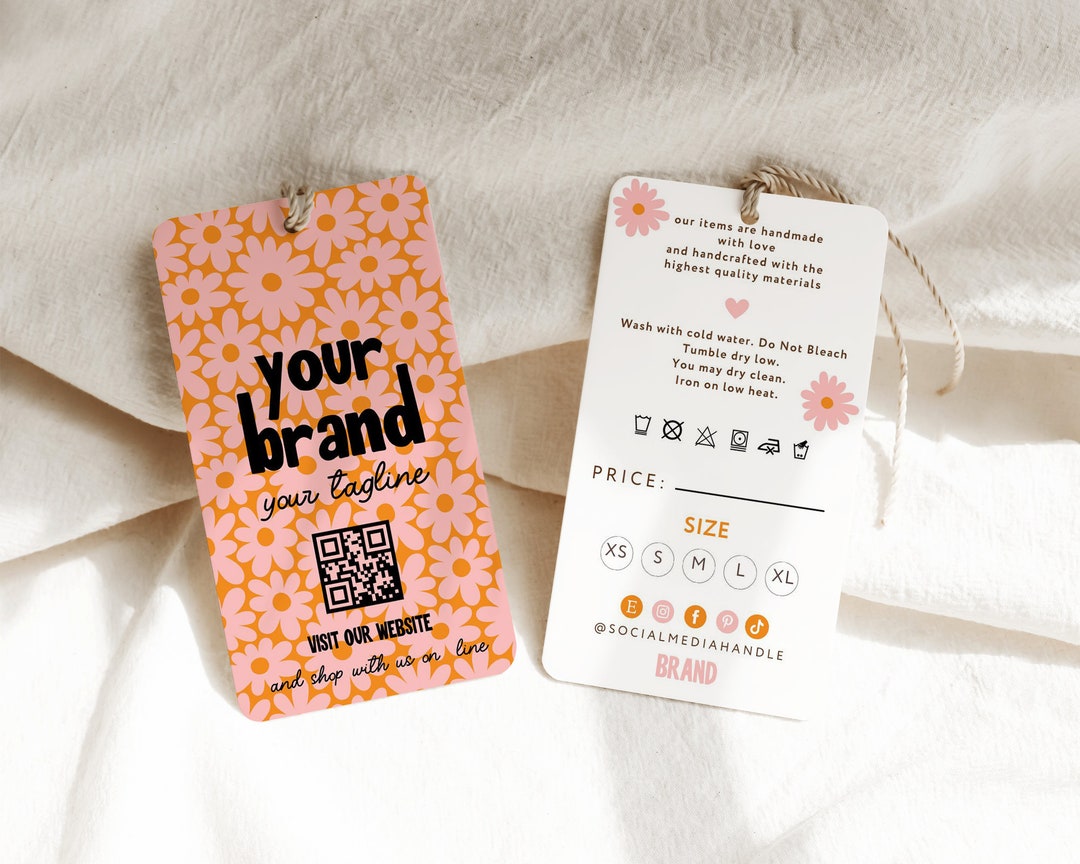 Editable Price Tag Template, Product Tags, Minimalist Product Tag ...