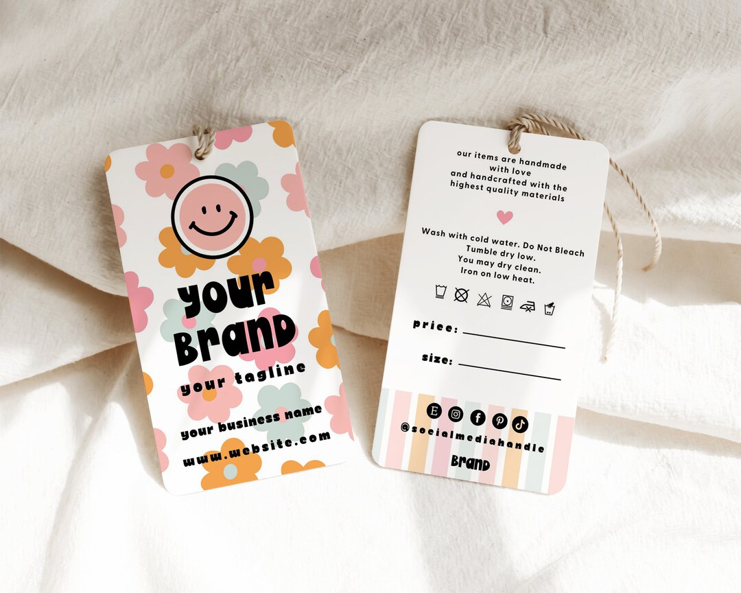 Editable Price Tag Template Product Tags Minimalist Product - Etsy