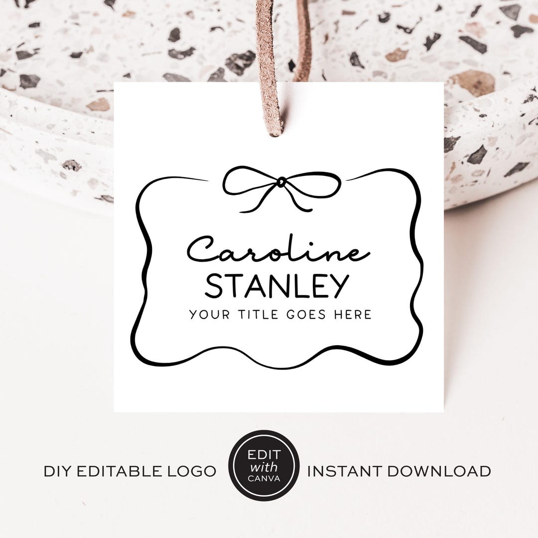 Trendy Coquette Logo Design, Signature Text Logo Design, Handwritten ...