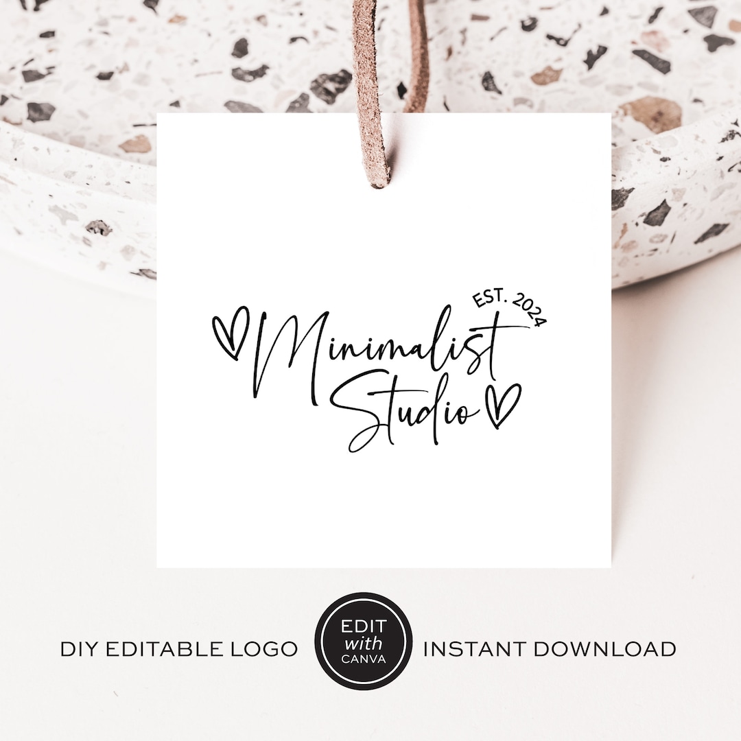 Premade Handwritten Logo Design, Signature Text Logo, Boho Logo ...