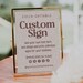 Customizable Sign Template, Minimalist Printable Sign Template, DIY ...