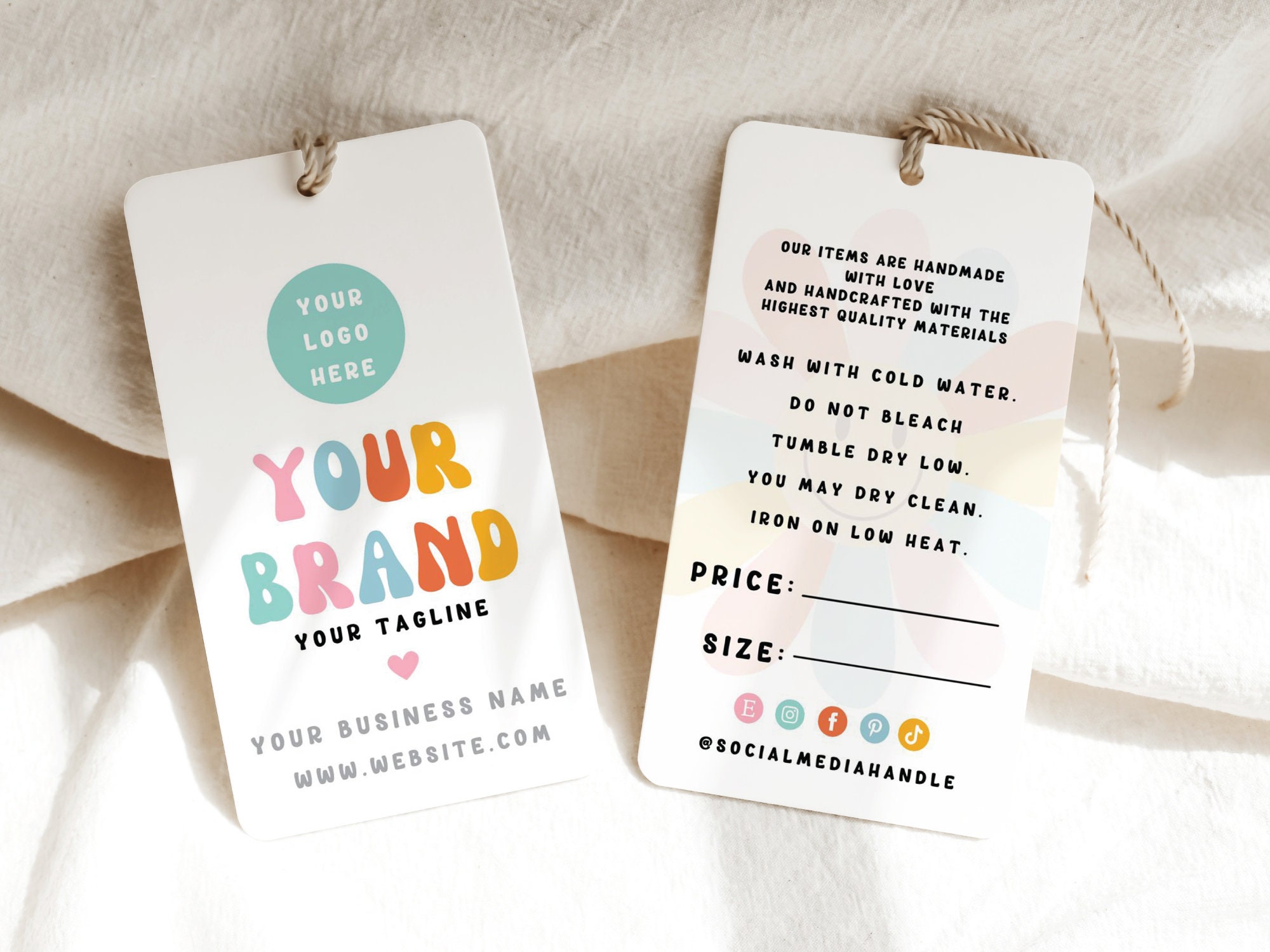 Editable Price Tag Template Product Tags Minimalist Product - Etsy UK