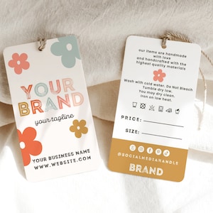 Editable Price Tag Template, Product Tags, Minimalist Product Tag ...