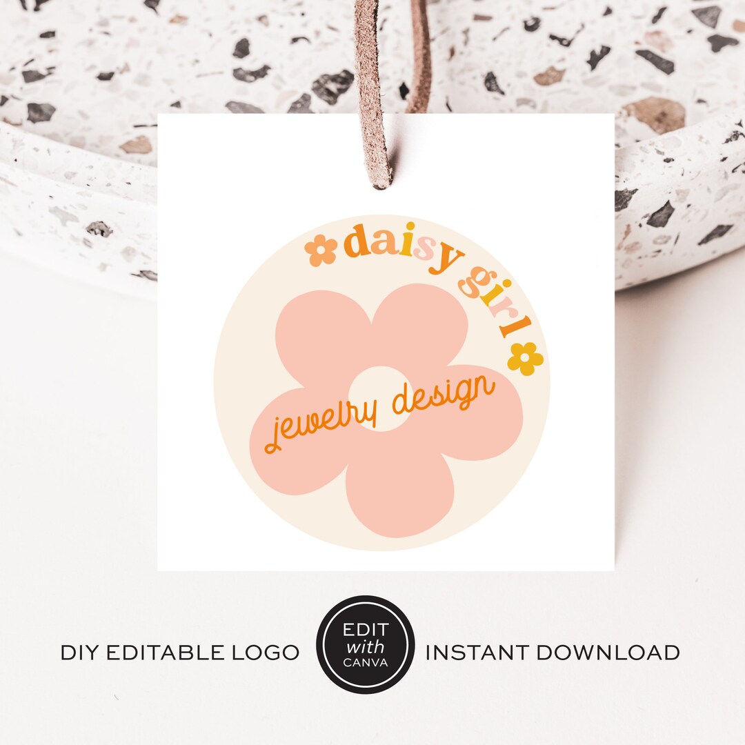 Premade Daisy Logo Design, Retro Logo Design, Modern Logo Design ...