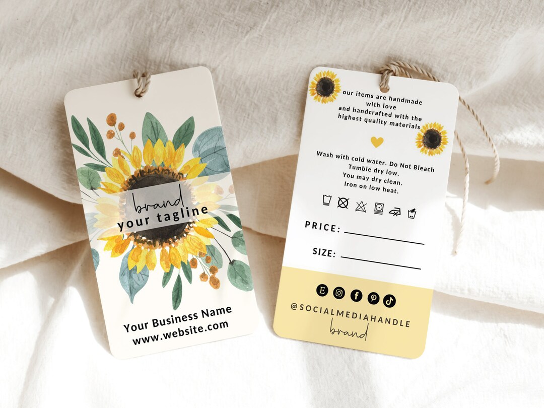 Editable Price Tag Template, Product Tags, Minimalist Product Tag ...