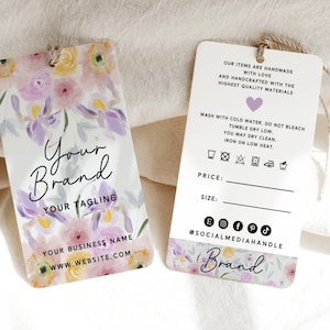 Editable Price Tag Template, Product Tags, Minimalist Product Tag ...