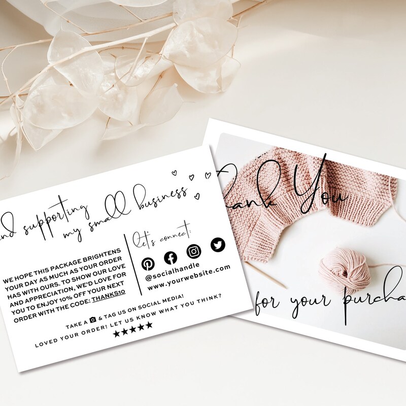 Packaging Inserts - Etsy