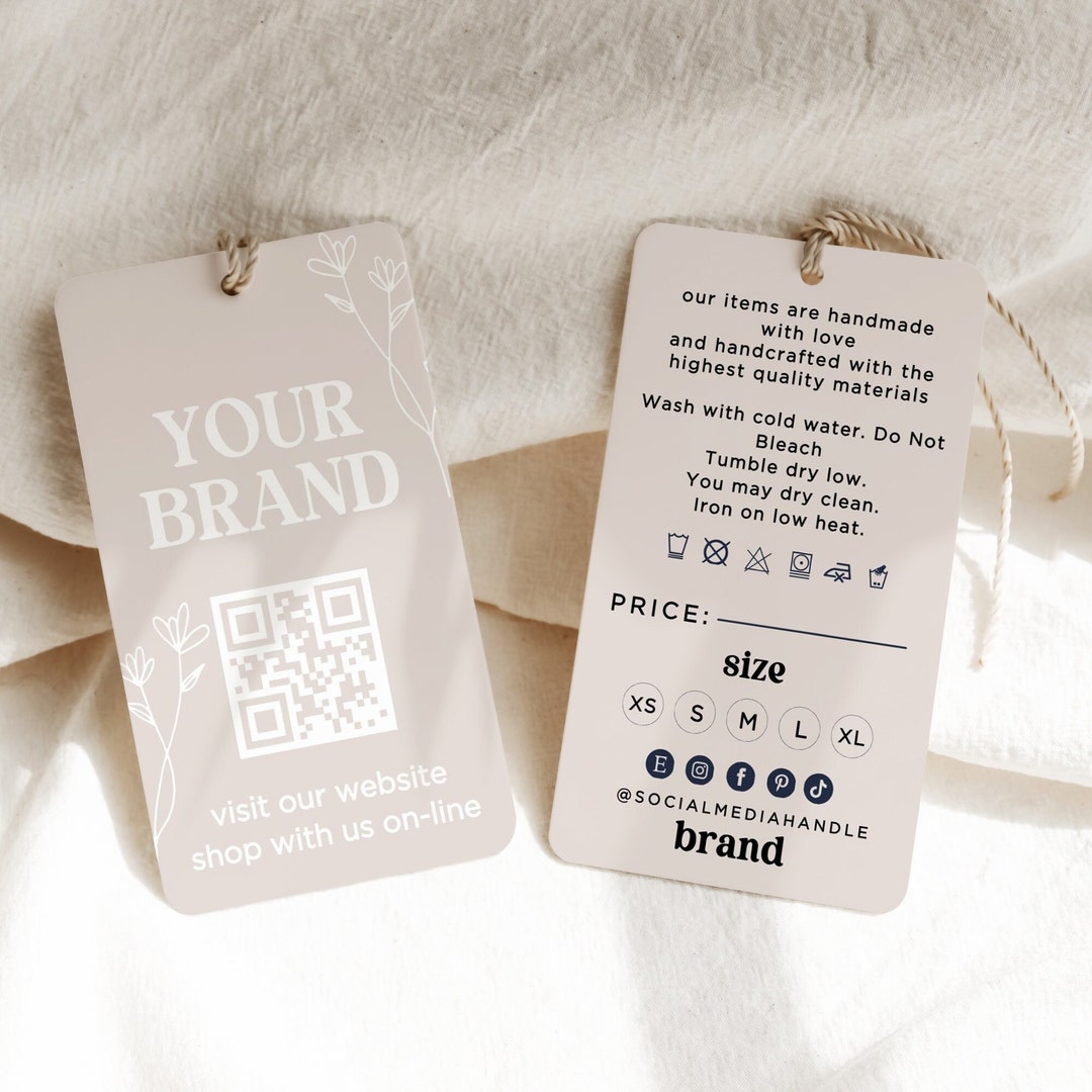 Product Tags | Price Tag Template | Price List | Hang Tag | Editable ...