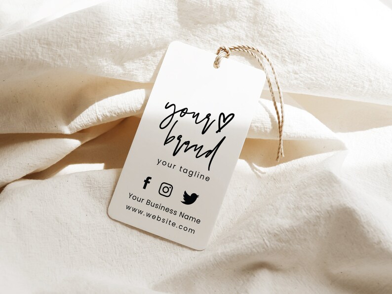 Editable Price Tag Template Product Tags Minimalist Product - Etsy