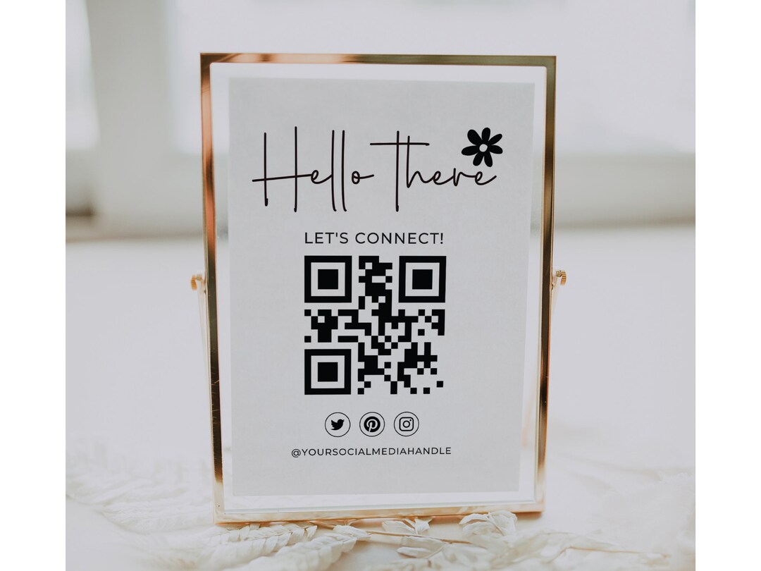 Social Media Sign Template, Follow Us Sign, Instagram Sign, Facebook ...