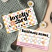 Retro Loyalty Card Template, Editable Customer Punch Card, Rewards Card ...