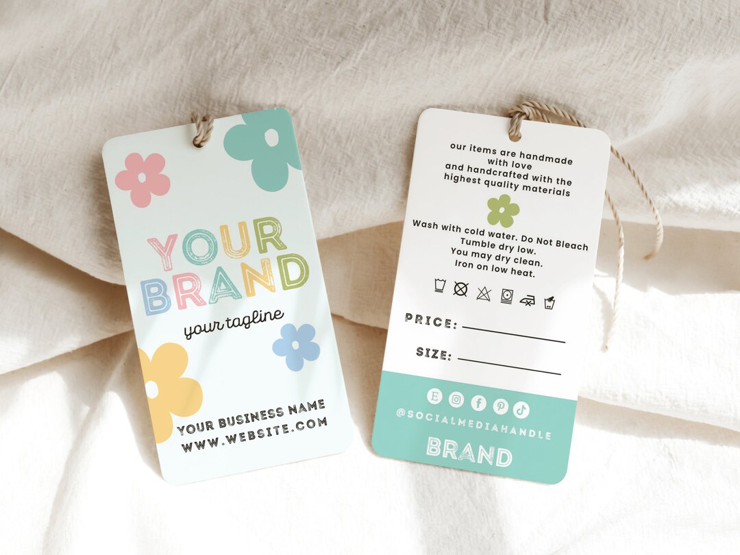 Editable Price Tag Template, Product Tags, Minimalist Product Tag ...