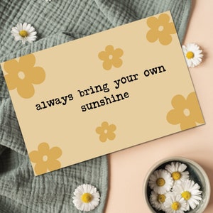 Positive Affirmation Thank You Card DIY Affirmation Cards Self Love ...