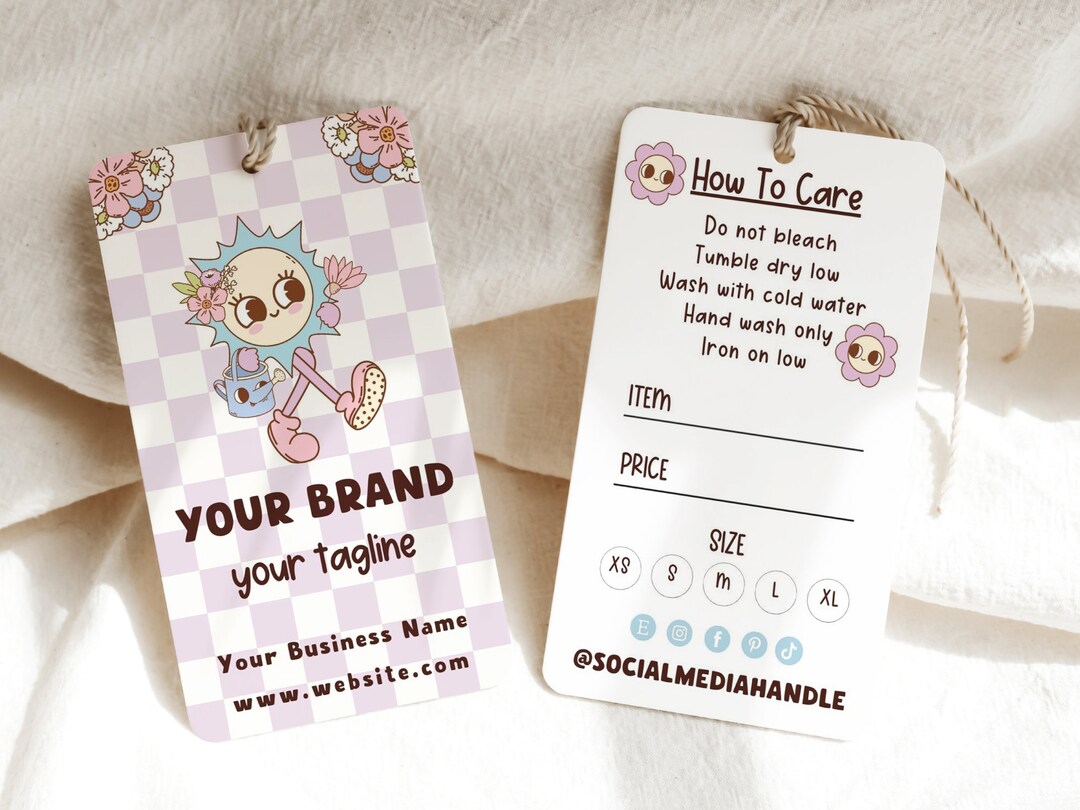 Editable Price Tag Template, Product Tags, Minimalist Product Tag ...