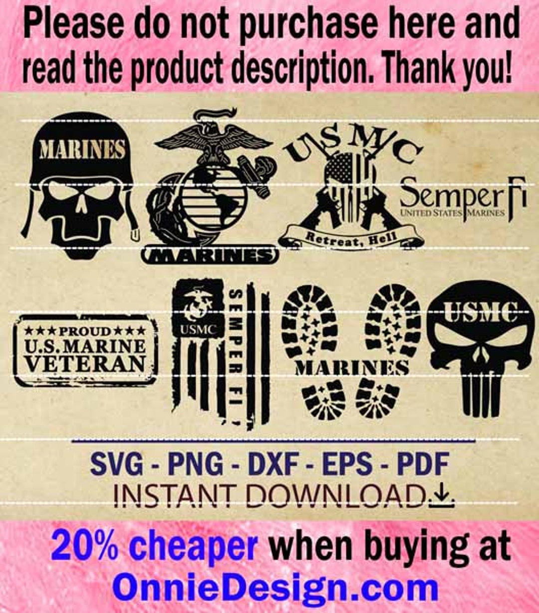 U.S.M.C Logo Svg U.S.M.C Svg Marine Corps Svg Us Marine - Etsy Canada