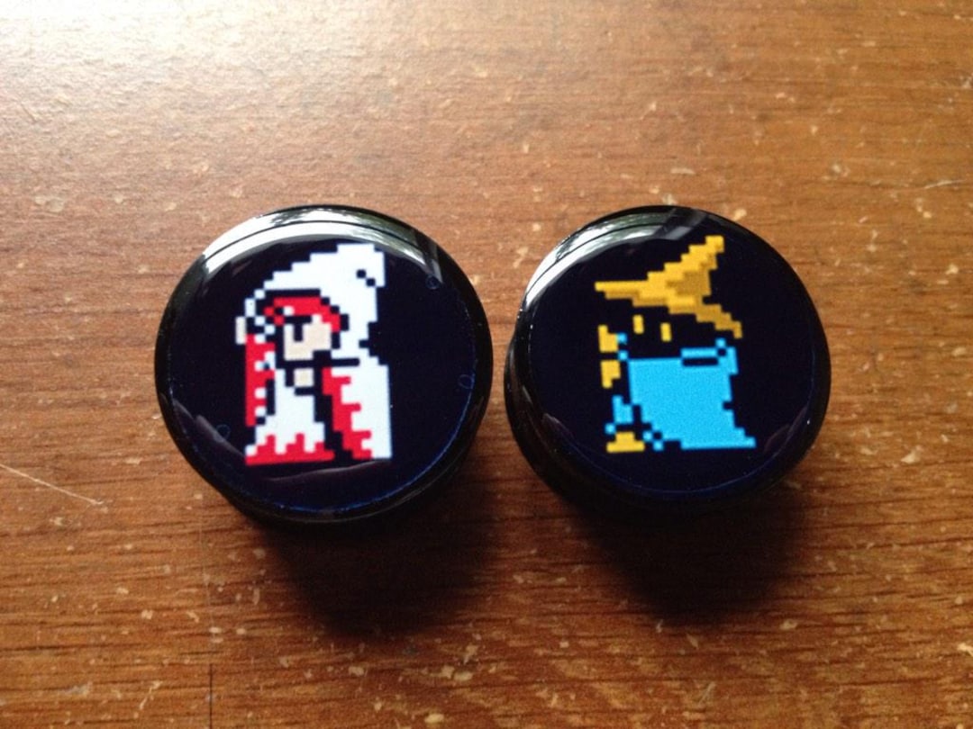 Pair of Black and White Mages Ear Plugs Gauges (buy 2 Pairs, Get 1 Pair ...