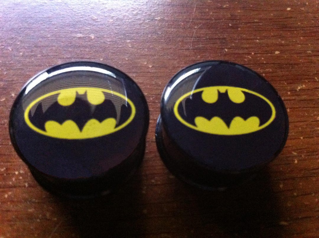 Pair of Bat Ear Plugs Gauges (buy 2 Pairs, Get 1 Pair Free!) 18g, 16g ...