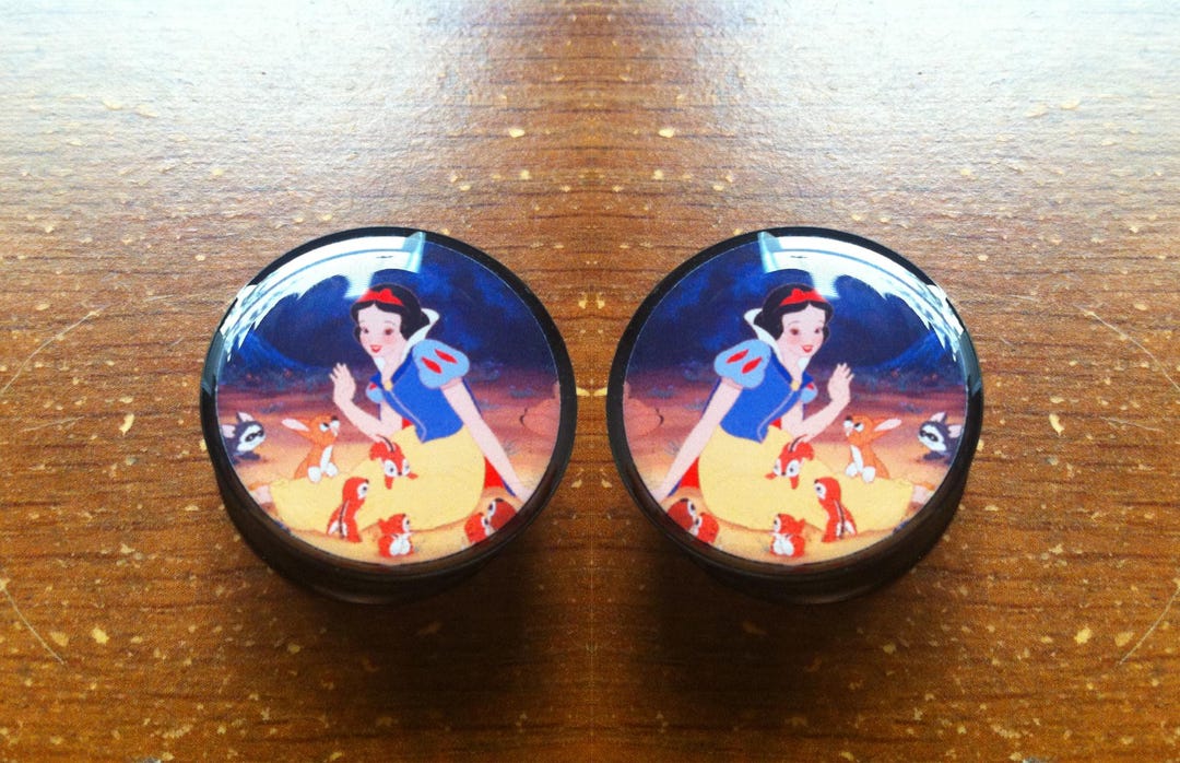 Pair of Snow Ear Plugs Gauges (buy 2 Pairs, Get 1 Pair Free!) 18g, 16g ...