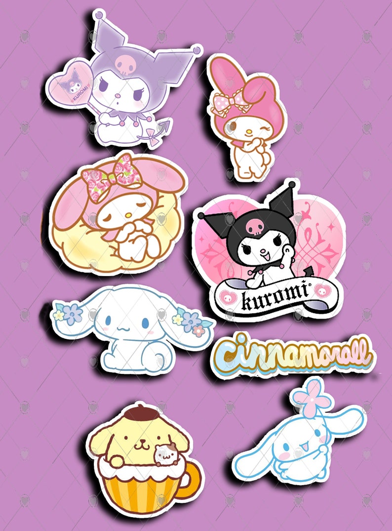 Sanrio Sticker Pack - Etsy