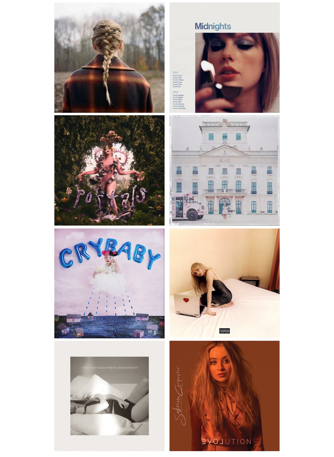 Album Cover Stickers/decals - Etsy