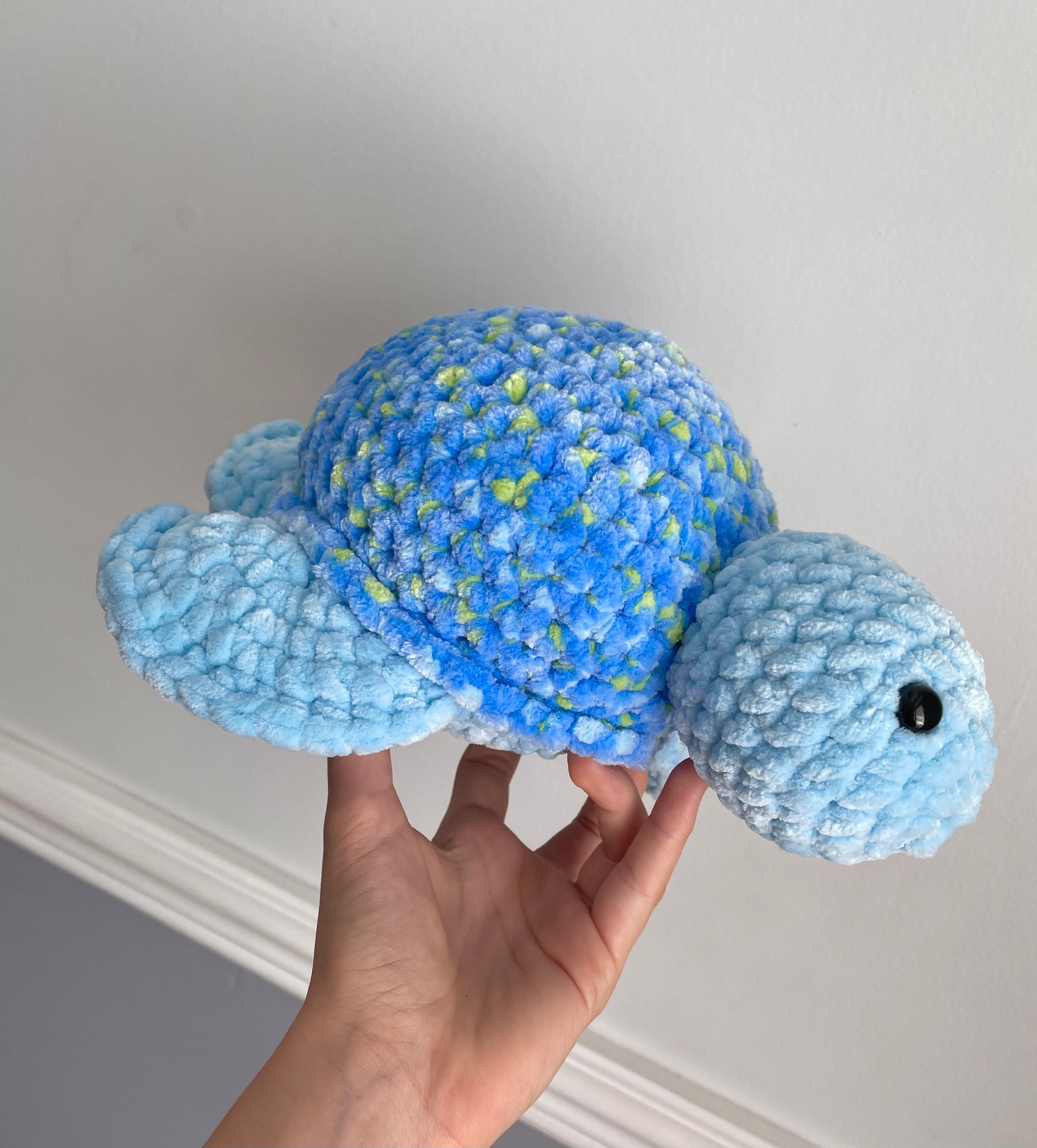 Myrtle the Turtle Crochet Pattern, Regular Turtle and Strawberry Turtle ...