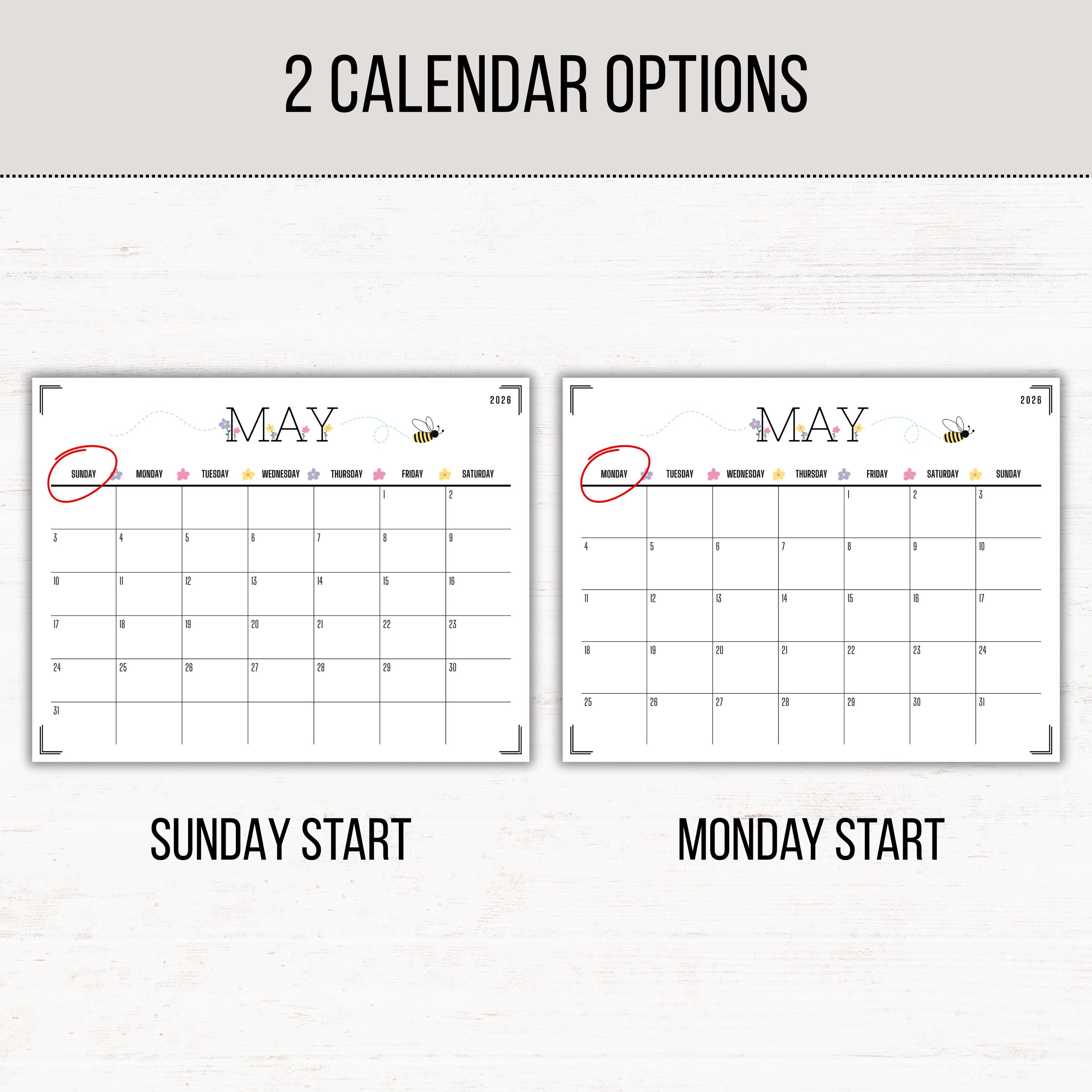 2025 2026 Handprint Calendar | Printable Handprint Calendar | 2025 ...