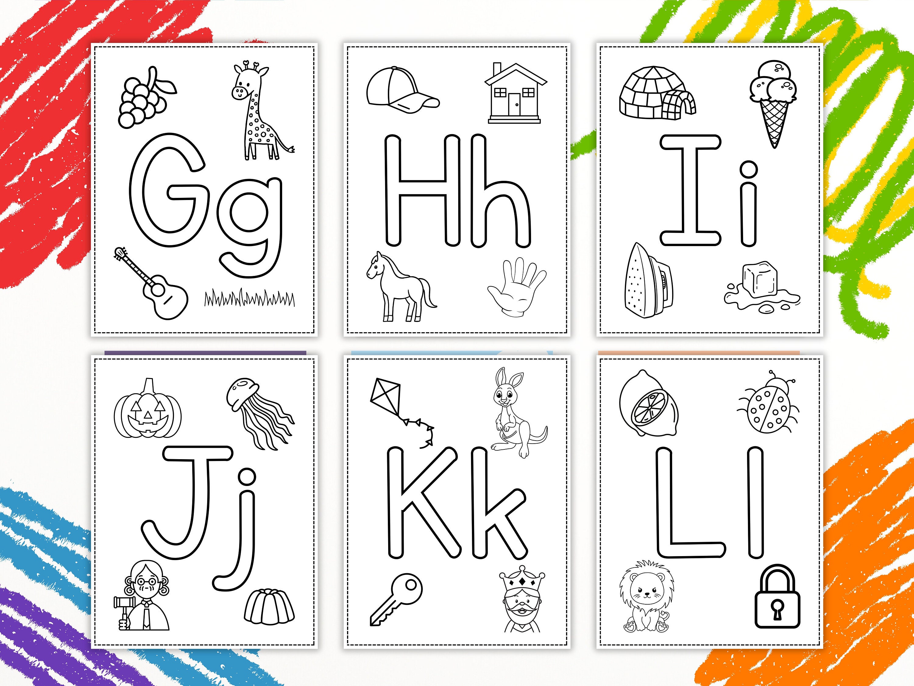 Alphabet Coloring Pages | Printable | Preschool Coloring Pages ...