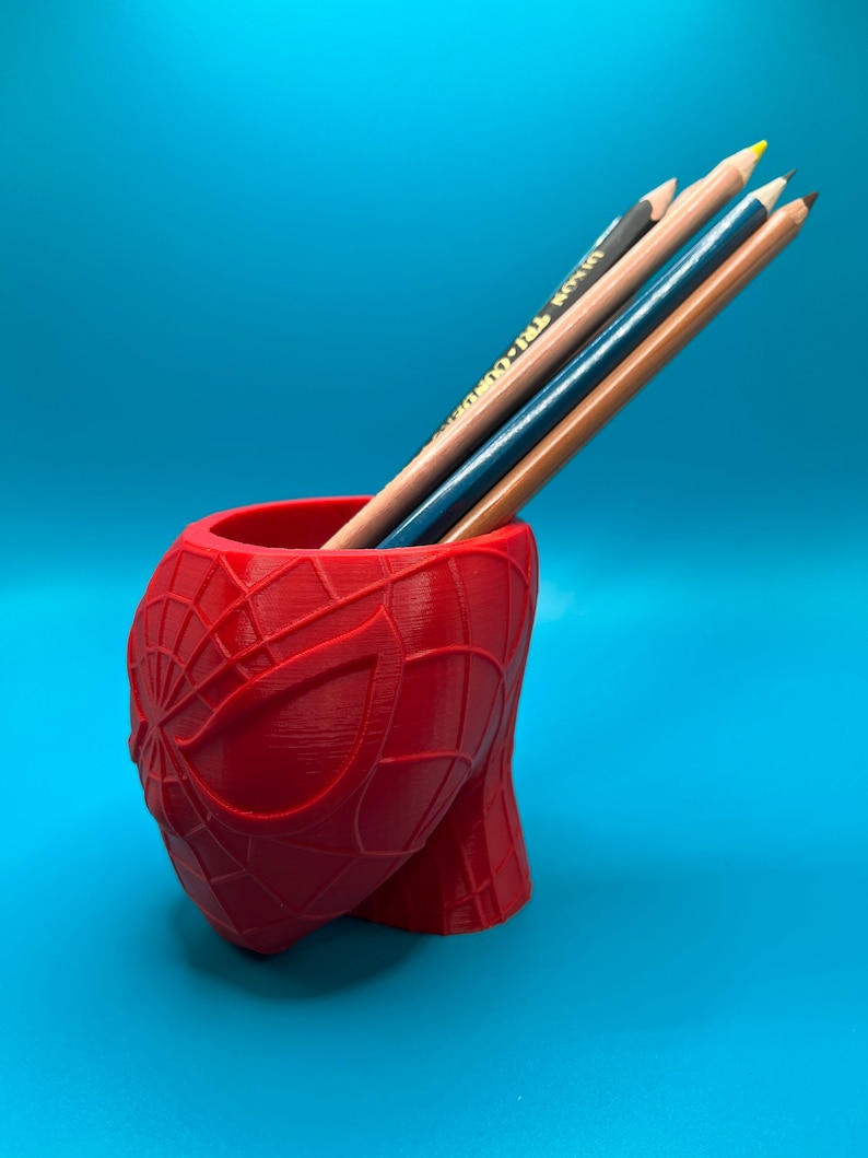 The Amazing Spider-man 3D Printed Pen Holder: A Heroic Desk Organizer ...