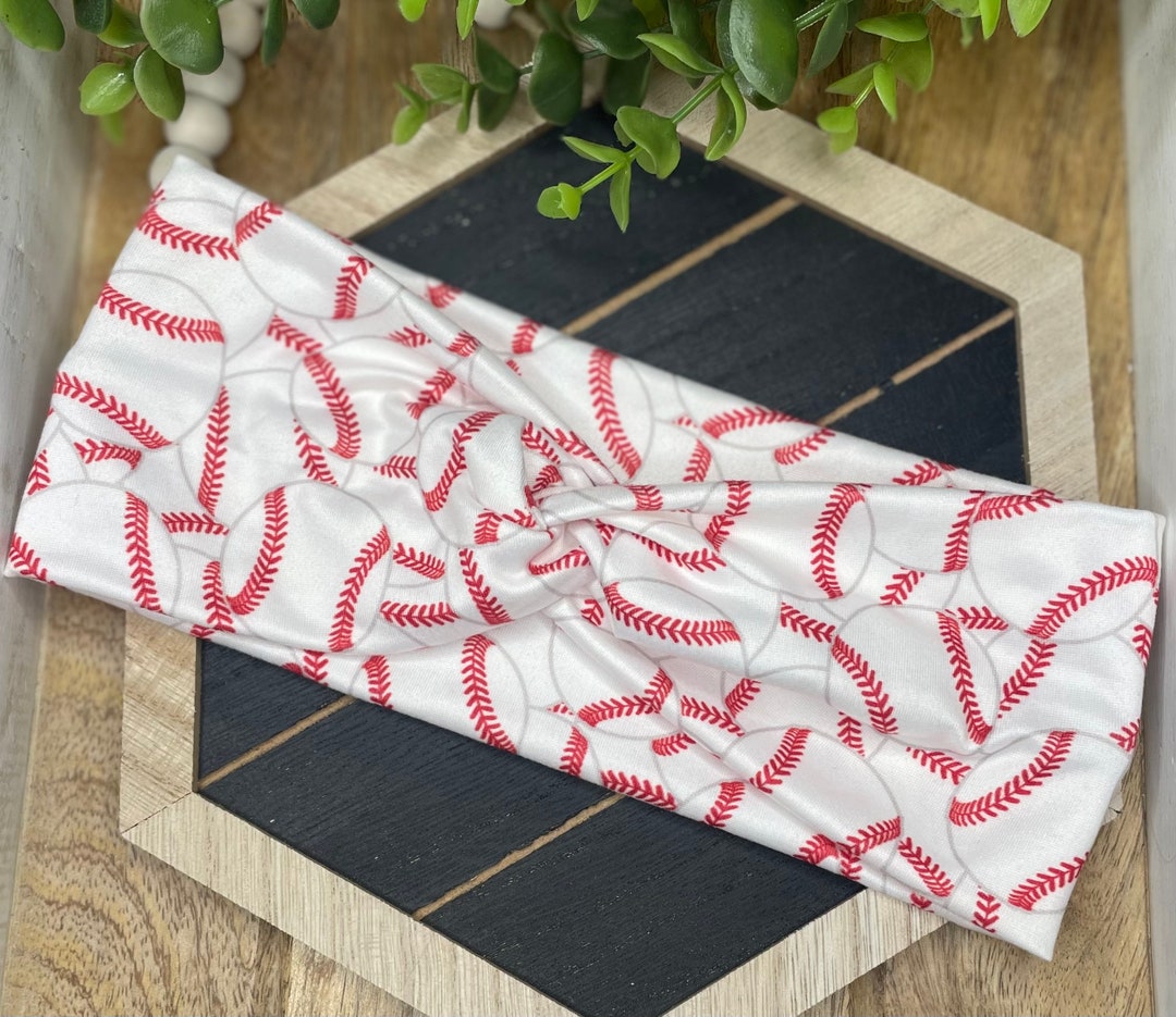 Baseball Twist Headband - Etsy