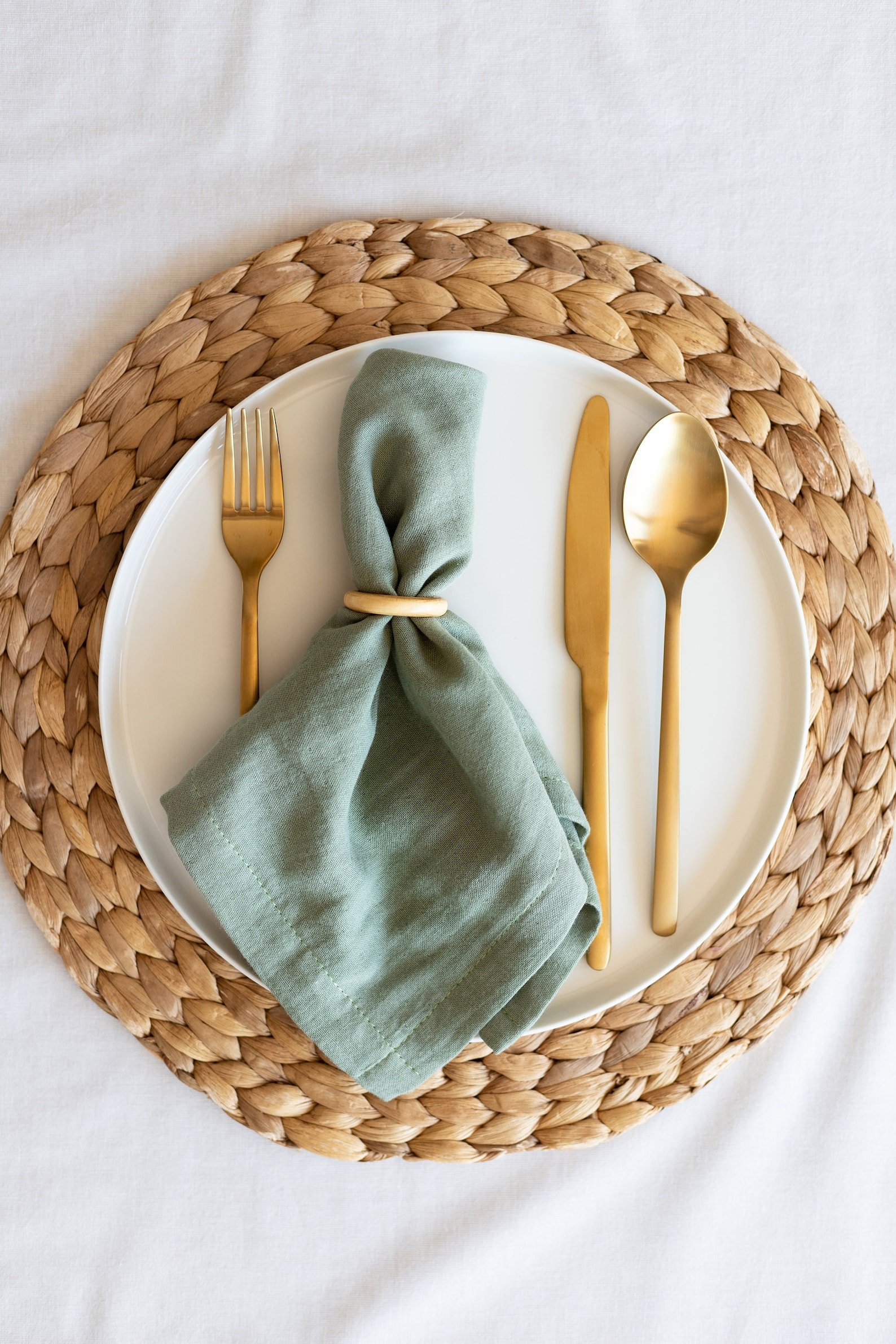 100 Pack Sage Green Napkin Cotton Napkin cloth Napkin - Etsy