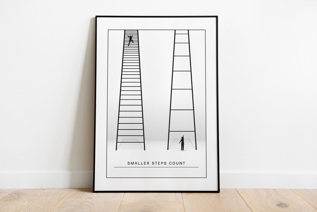 Smaller Steps Count Motivational Printable Poster, Wall Art ...