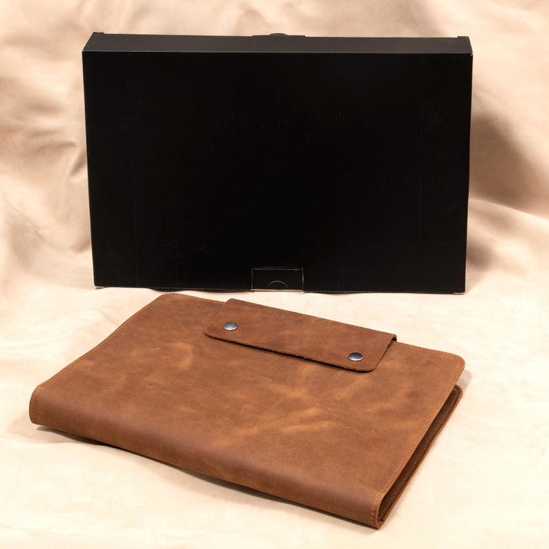 Leather Portfolio A4, Leather Padfolio Organizer, A4 Leather Folder ...